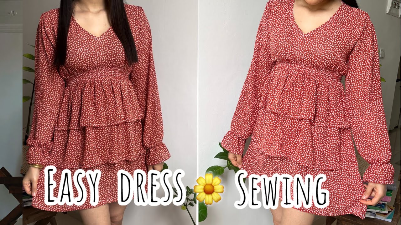 How to Make beautiful dress|No pattern/All Sizes - YouTube