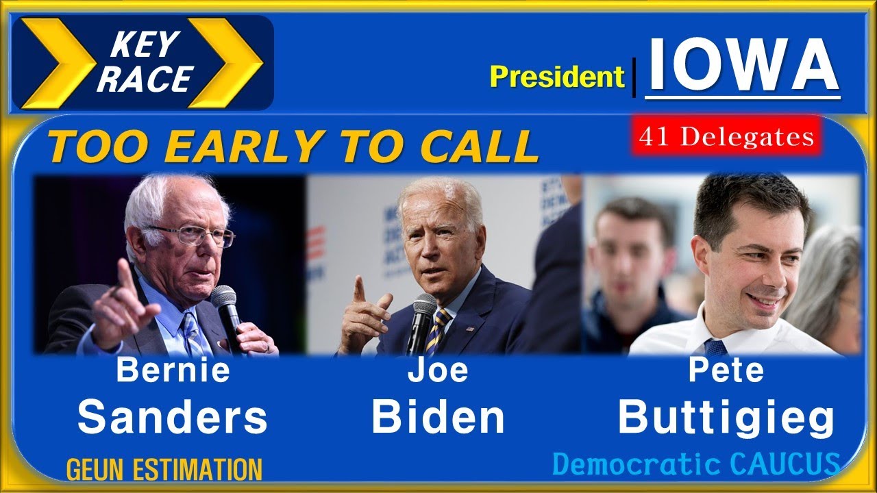[Election Night in Iowa 2020]The Democratic & Republican Iowa Caucuses ...