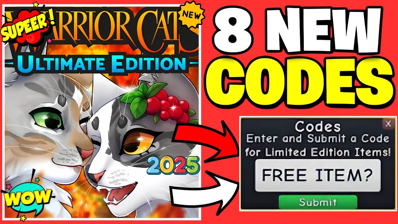 🚨UPDATED⚡CODES💥WARRIOR CATS CODES (APRIL! 2025) - WARRIOR CATS ROBLOX ...