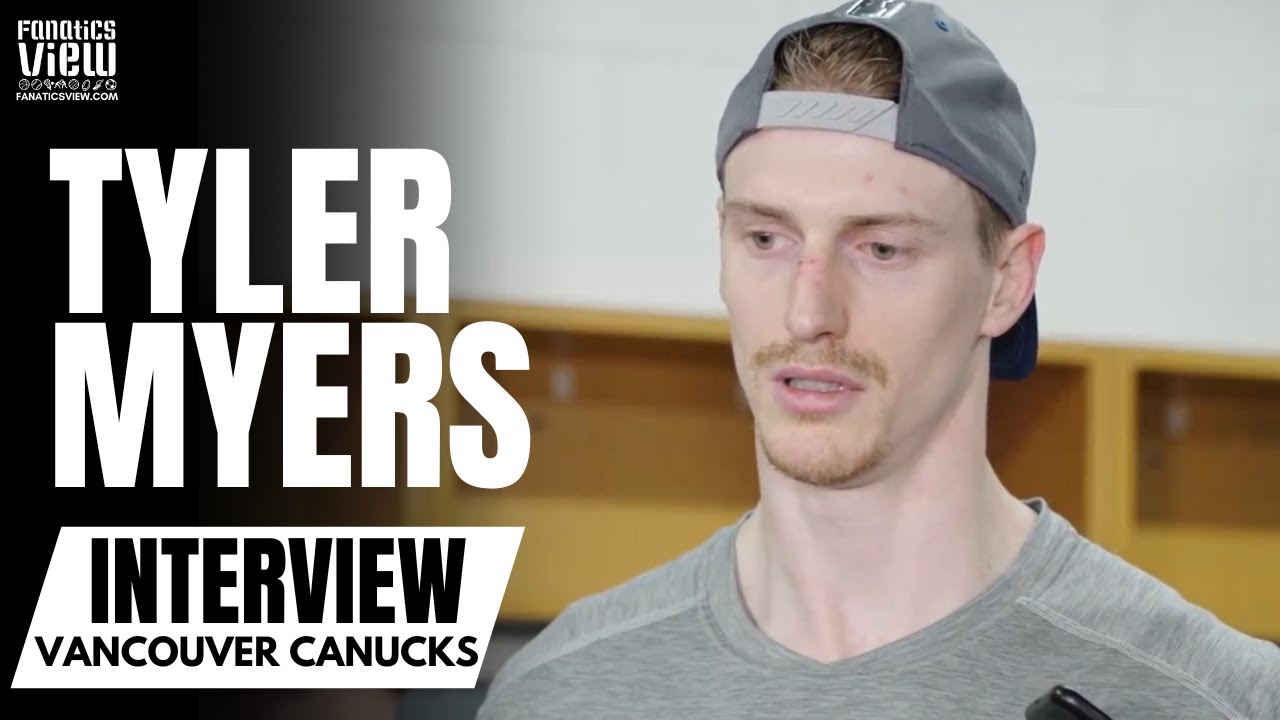 Tyler Myers Reacts to Vancouver Canucks vs. Edmonton Oilers Playoff ...