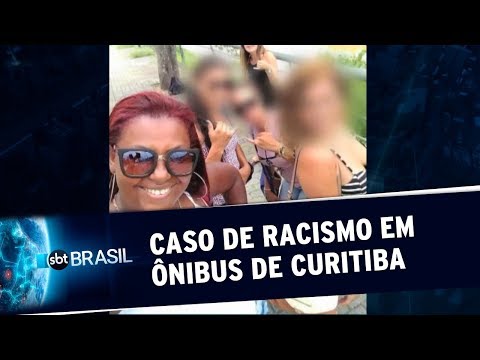 Polícia investiga denúncia de racismo dentro de ônibus em Curitiba | SBT Brasil (29/01/20)