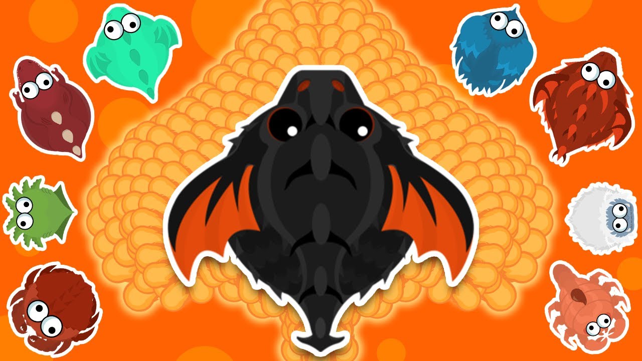When you're a KING DRAGON and Dominate the server in MOPE.IO - YouTube