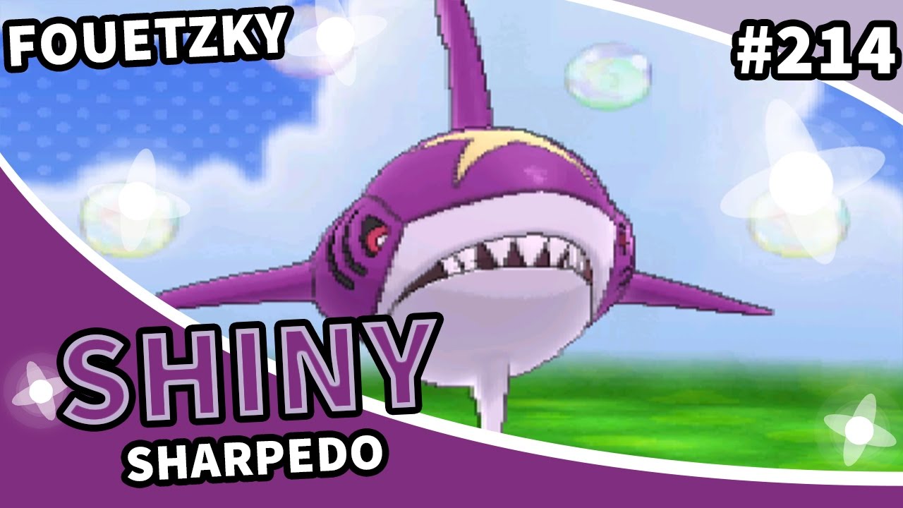 Shiny #214: SHINY SHARPEDO! Pokemon ORAS Water DexNav, 81 Encounters ...
