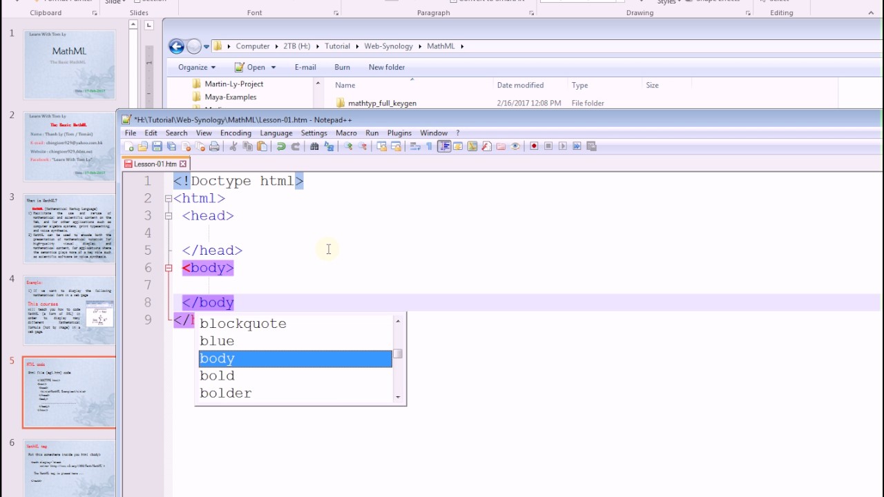 Mathml 01 Mathml Basic Youtube