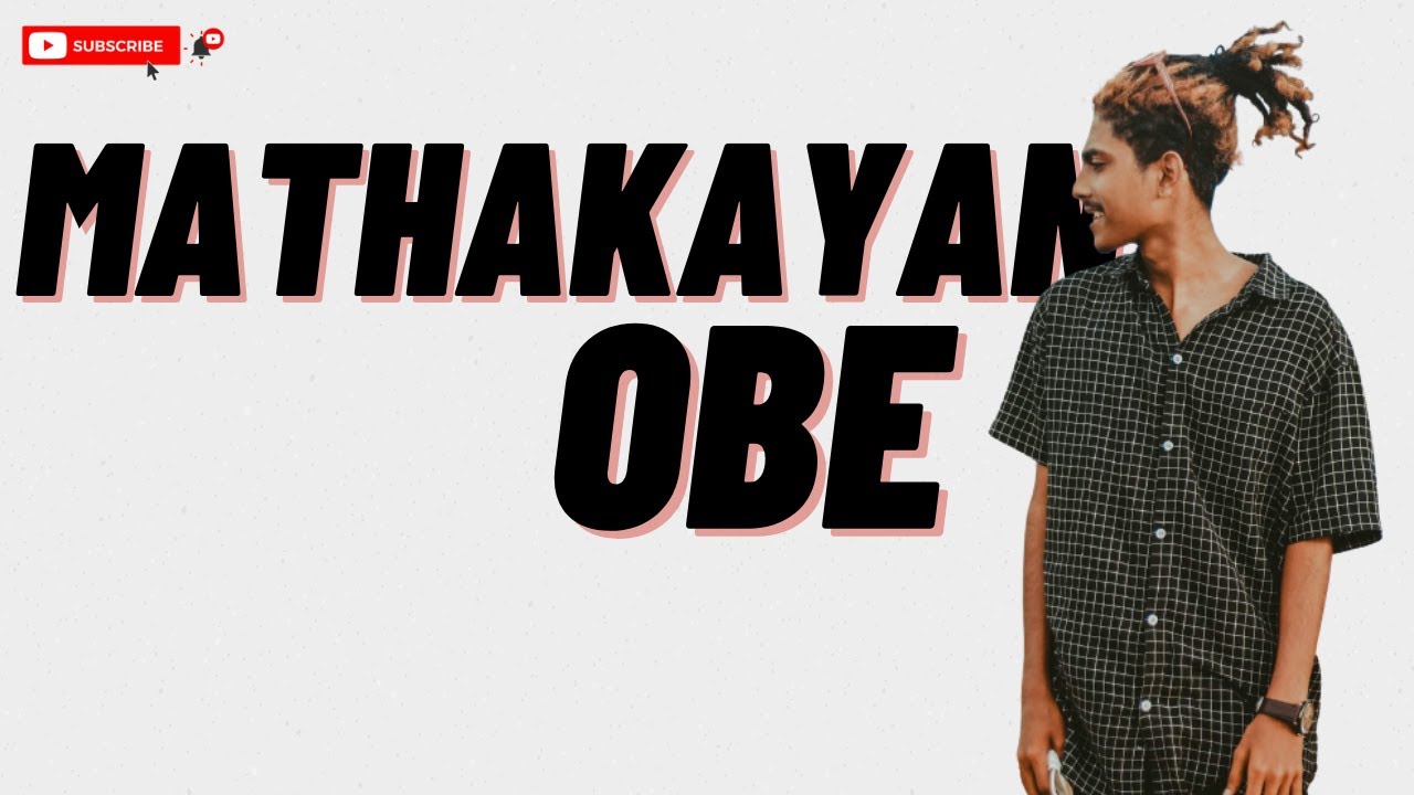 Mathakayan Obe | මතකයන් ඔබේ | Bobby KY | Bongo Cover | @ChicosCeylon ...