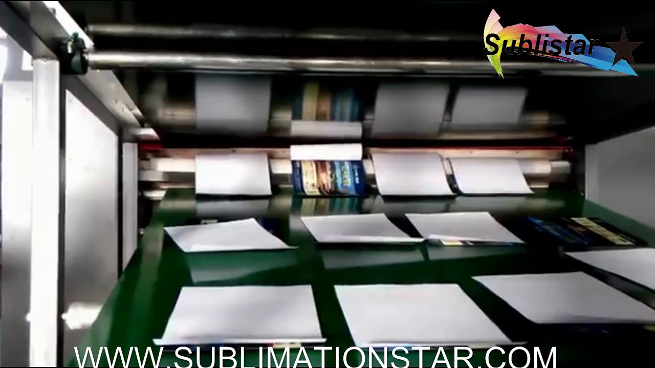 How to use the heat press machine for the mouse pad printing? - YouTube