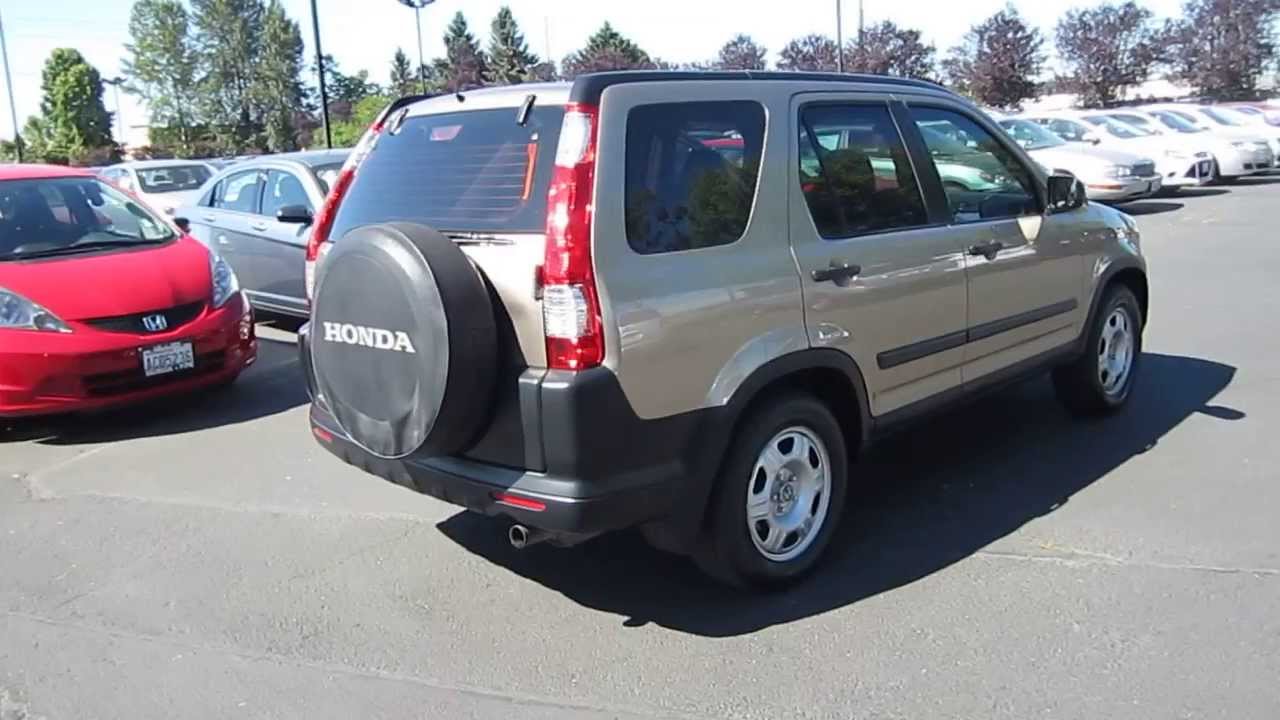 2005 Honda CR-V, Gold - STOCK# 730973 - YouTube