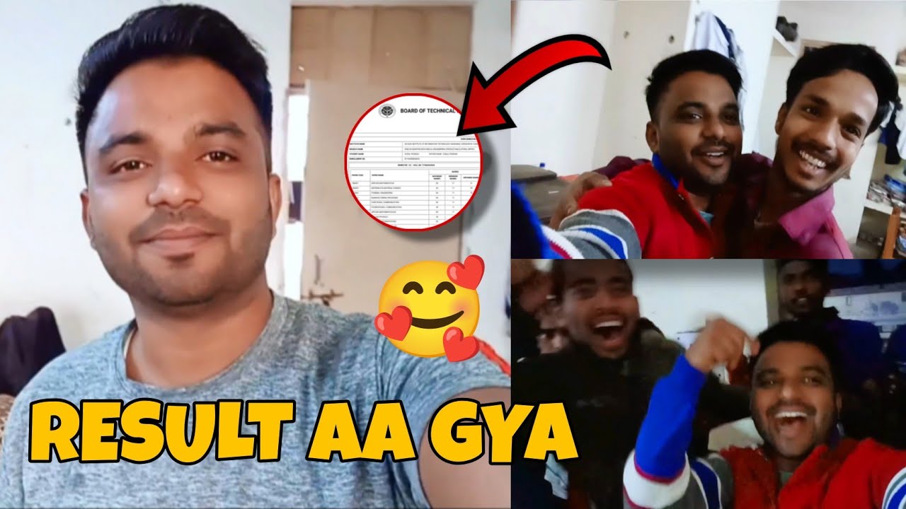 Finally Mera Result aa Gya 🥰 | Pass or Fail | Vlogs ,Bteup - YouTube