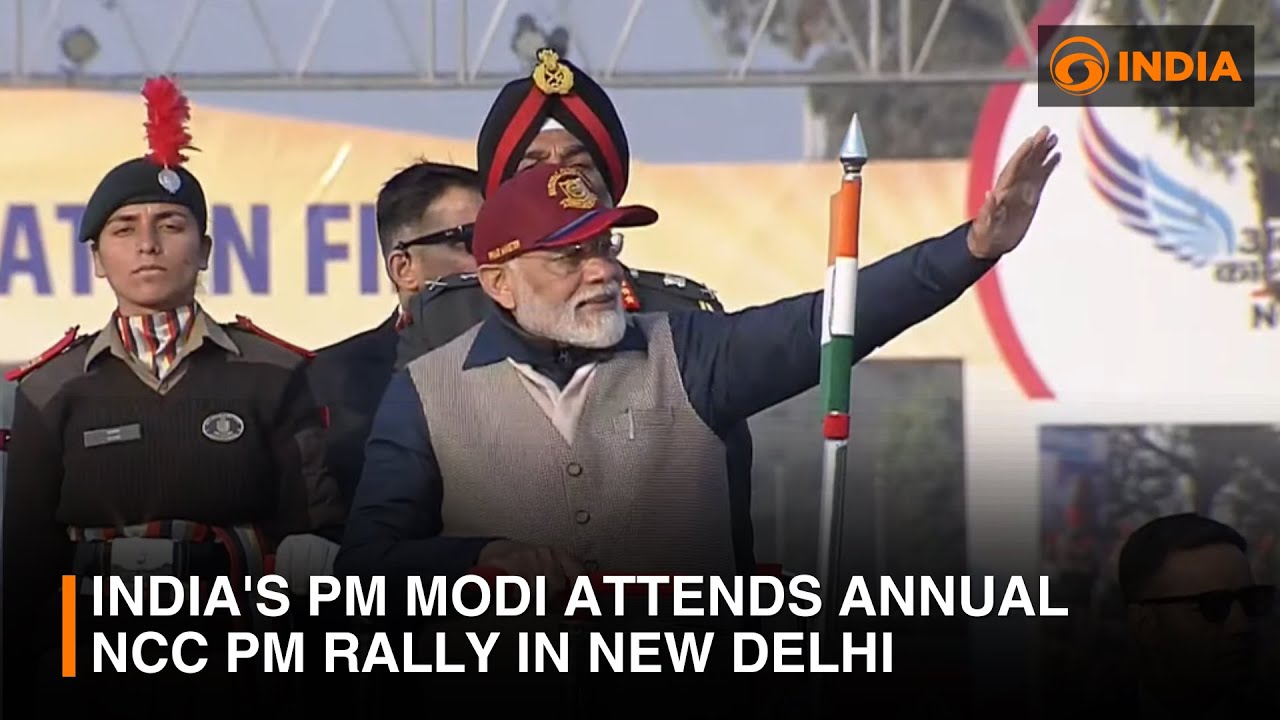India's PM Narendra Modi attends annual NCC PM rally at the Cariappa ...