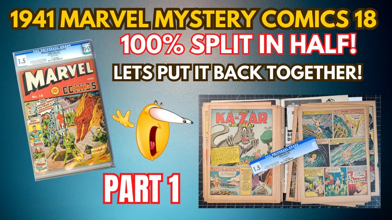This Golden Age Comic Was Split in Half | Marvel Mystery Comics #18 ...