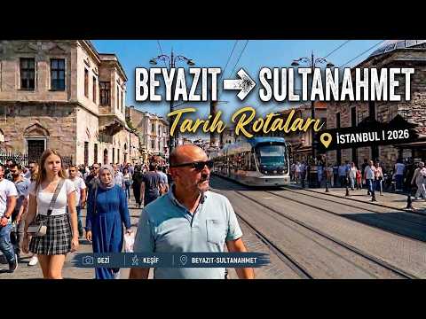 Beyazıt'tan Sultanahmet'e: İstanbul'un Kalbinde 4K Tarih Yolculuğu