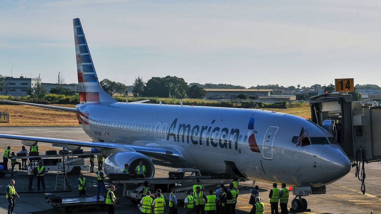 First U.S.-Havana Commercial Flight in 55 Years Departs Miami - YouTube