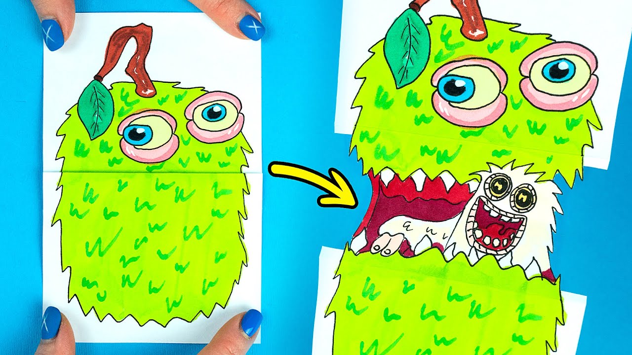 How to draw FURCORN & MAMMOTT Paper Craft | MY SINGING MONSTERS - YouTube
