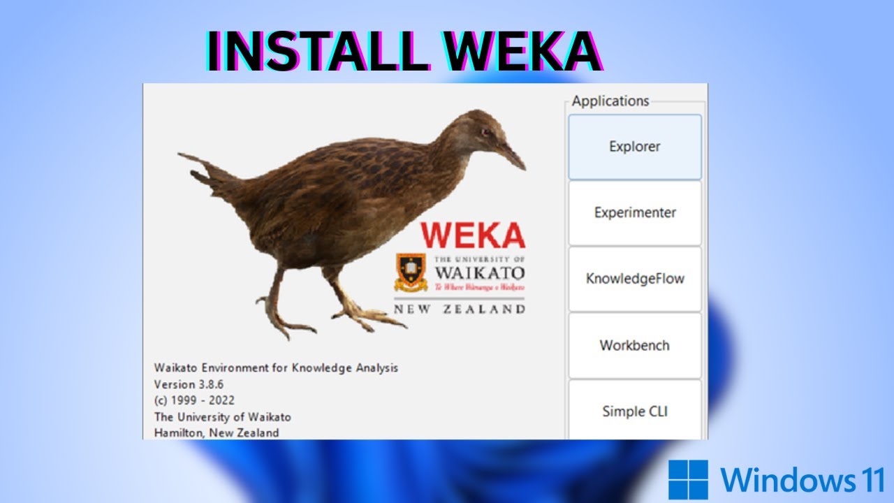 How To Install Weka In Windows 11 - YouTube