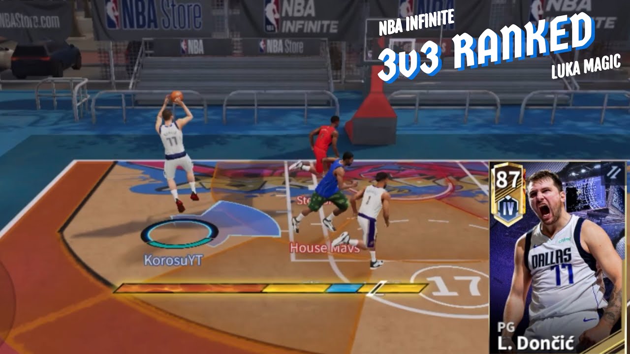 LUKA NEEDS A BUFF!! 87 OVR LUKA DONCIC IN HOF 3v3 RANKED | NBA INFINITE GAMEPLAY - YouTube