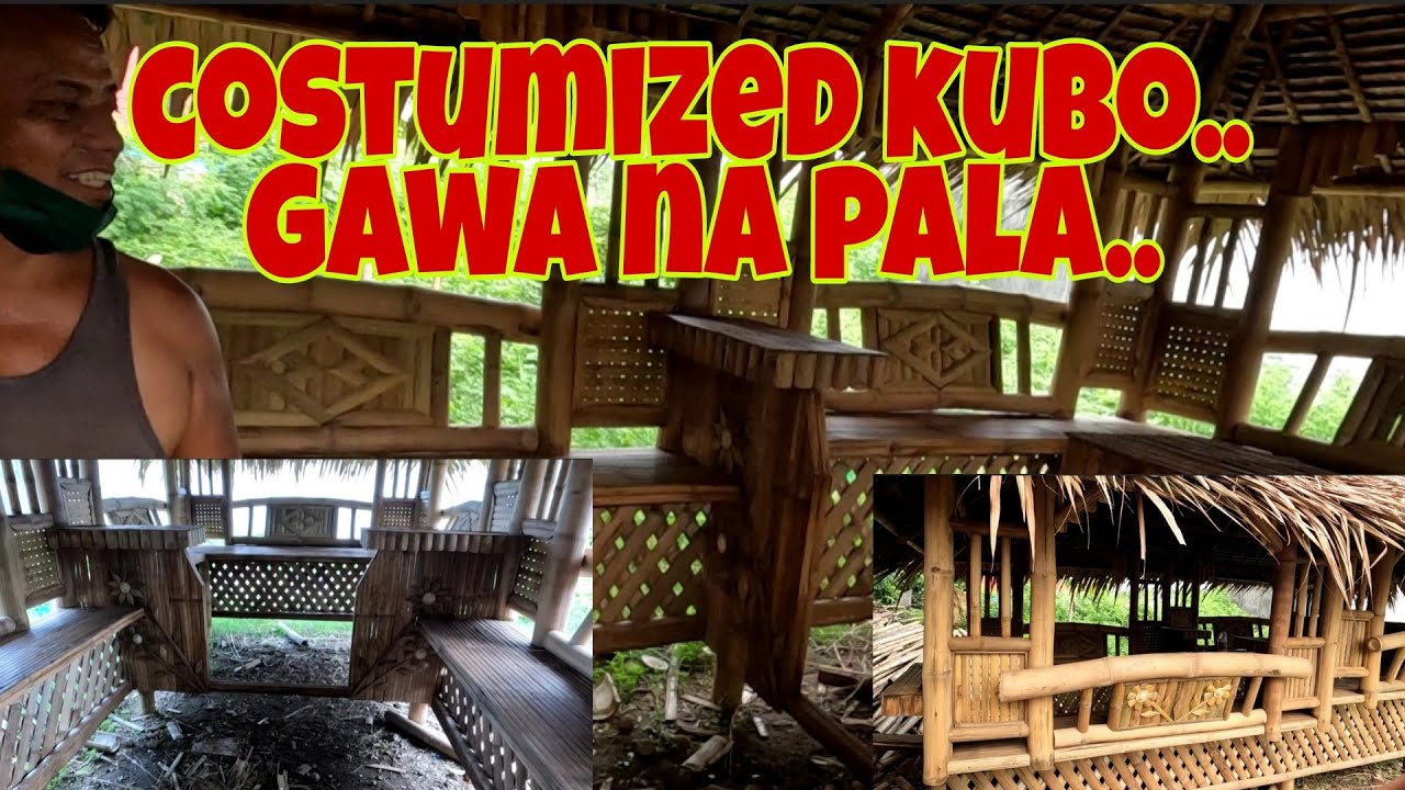 Bamboo made kubo update | Varnish na lang ang kulang.. - YouTube