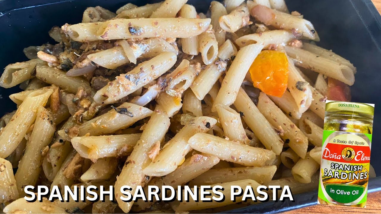 15 Minute Spanish Sardines Penne Pasta | No Cream Pasta | Easy Spanish ...