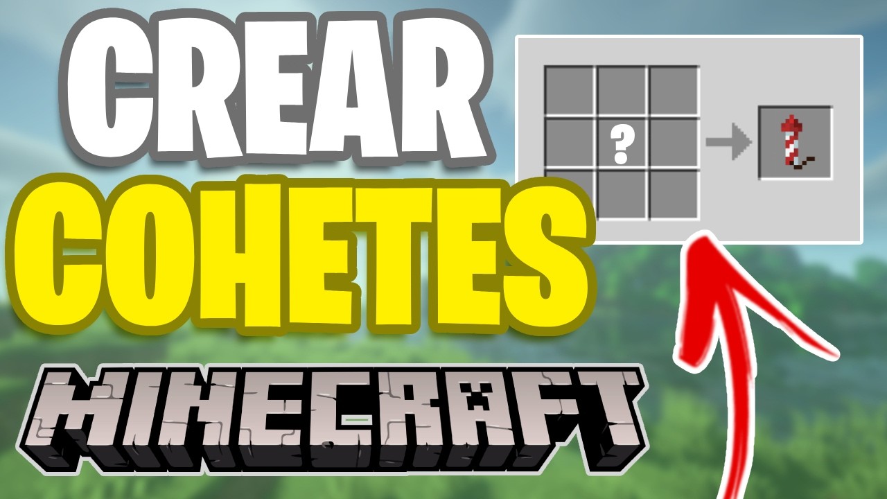 COMO HACER COHETES💎 EN MINECRAFT👈 - YouTube