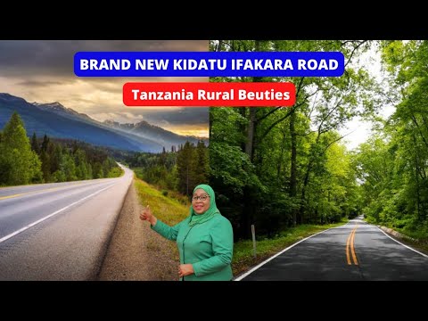 Brand New Kidatu to Ifakara Road 66.9 km along Udzungwa Mountains ...