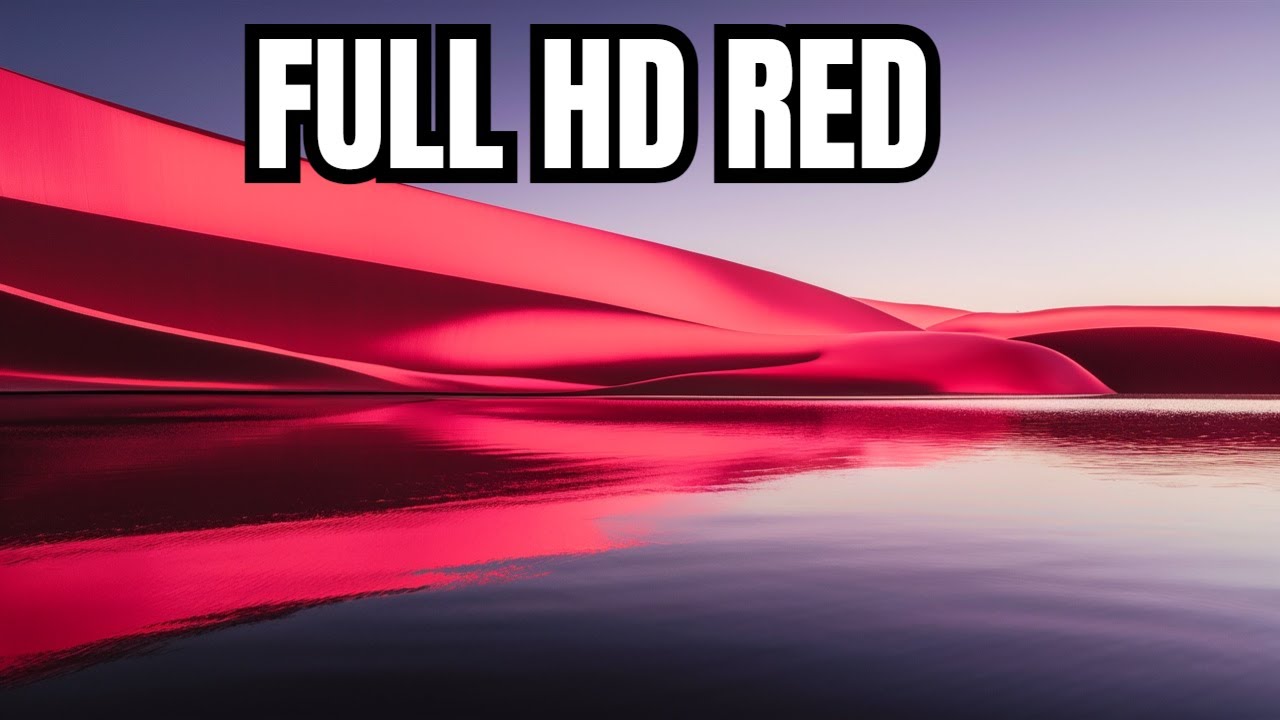 3 Hours of Pure Red Screen (For Your TV) - YouTube