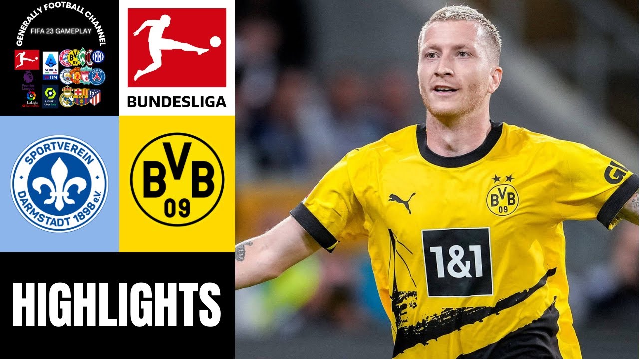 SV Darmstadt vs Borussia Dortmund 17.Spieltag Bundesliga Highlights ...