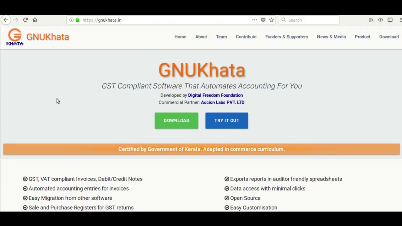 GNU Khata Overview Demo - YouTube