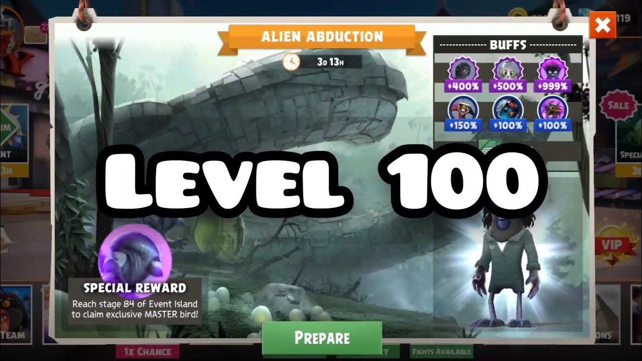 Angry Birds Evolution: Alien Abduction Level 100 Gameplay - YouTube