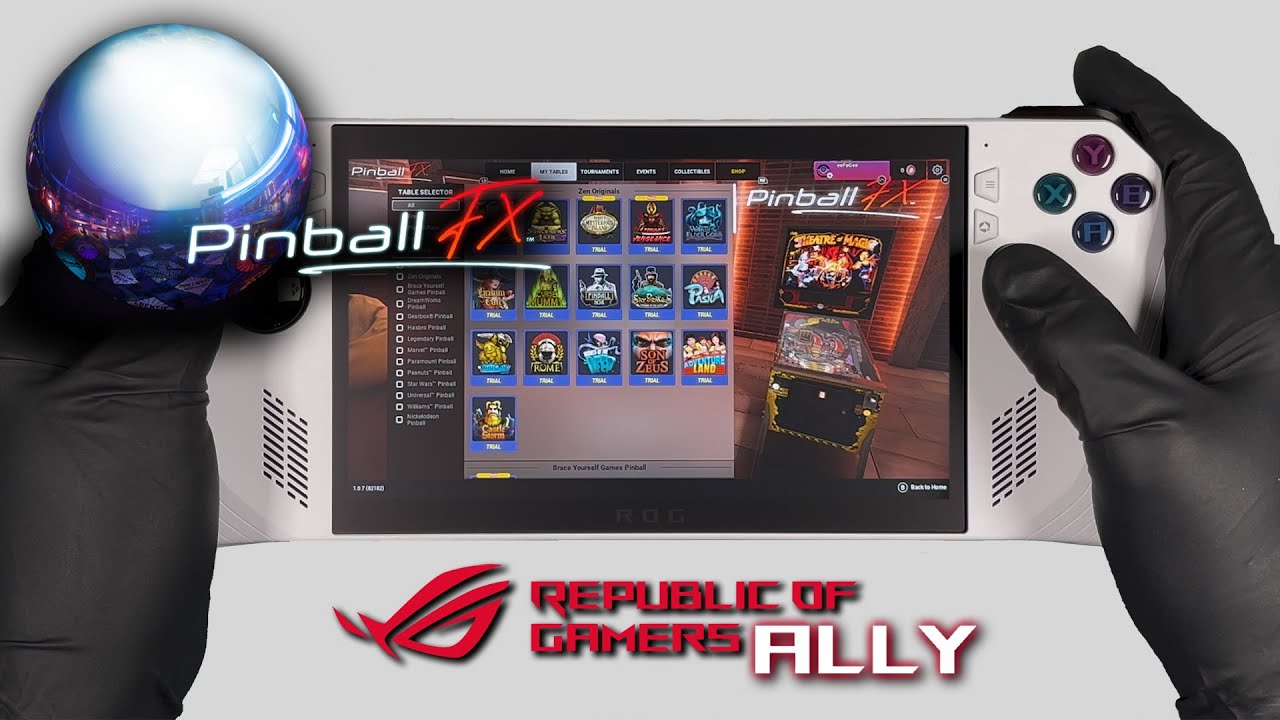 Pinball FX | RoG Ally Gameplay | Windows OS - YouTube