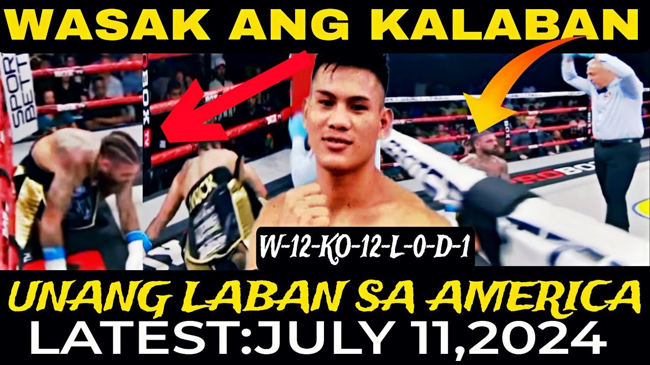 3X BAGSAK KAY WELJON MINDORO vs TYLER GOODJON-Highlights Knockouts ...