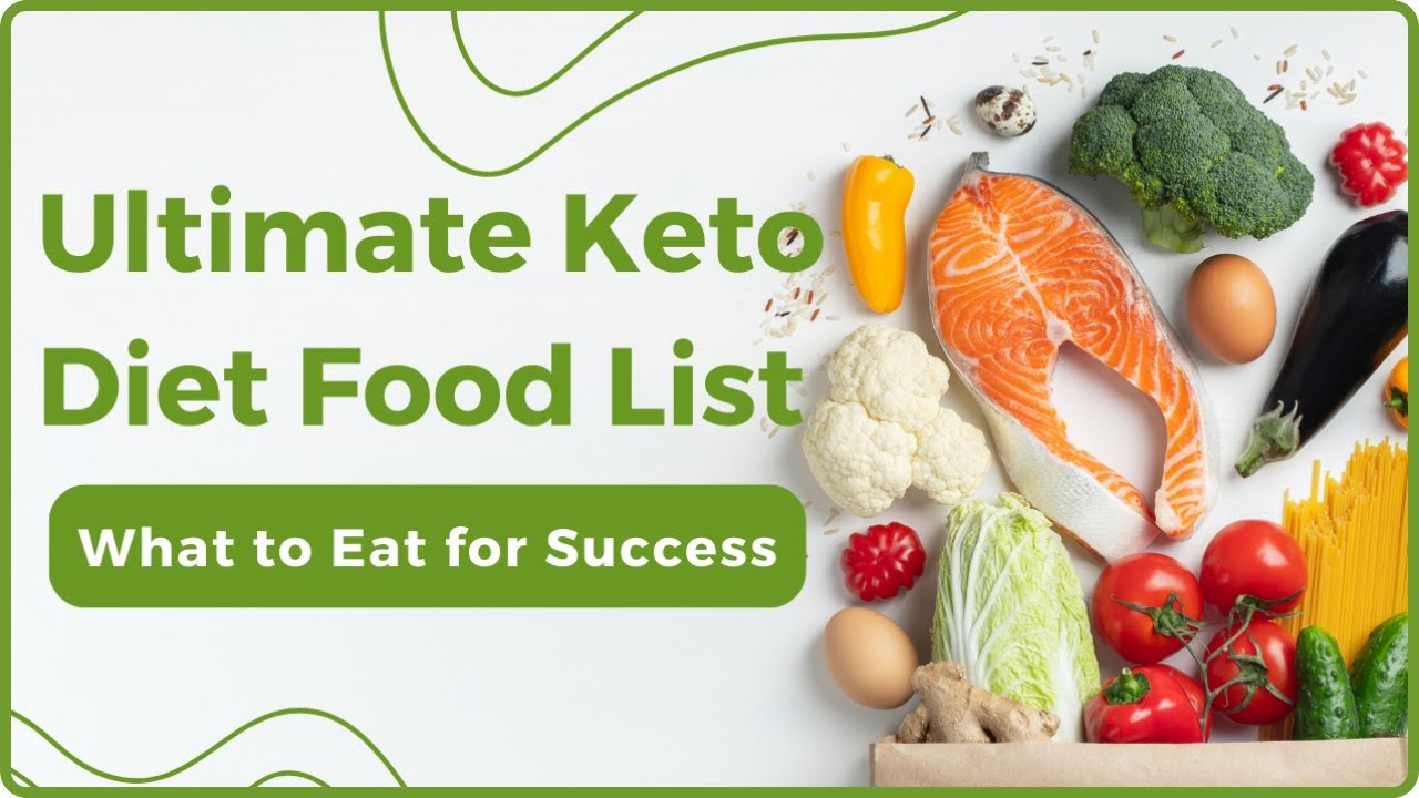 Ultimate Keto Diet Food List What to Eat for Success! - YouTube
