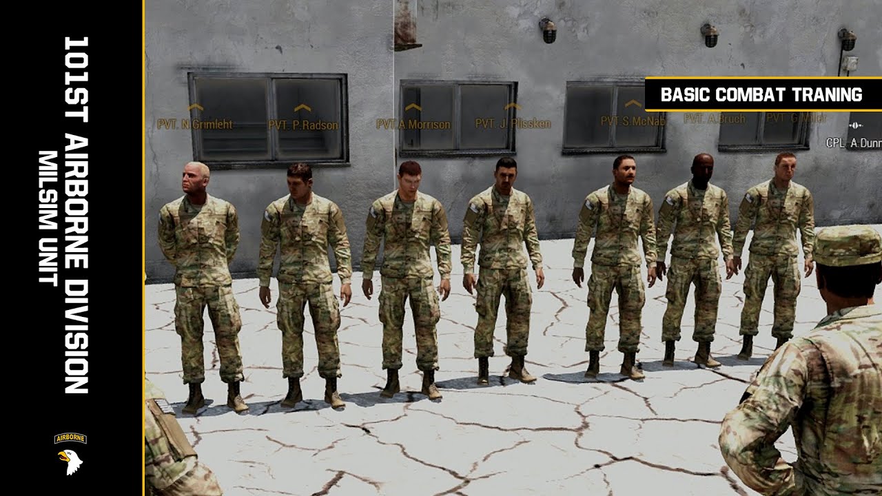 [ARMA 3] Basic Combat Training | 101st airborne division - YouTube