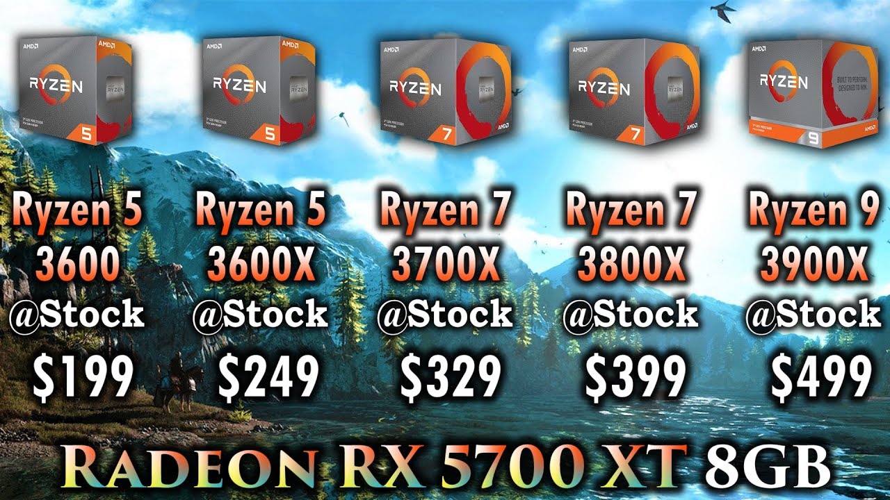 Ryzen 5 3600 Vs Ryzen 5 3600X Vs Ryzen 7 3700X Vs Ryzen 7 3800X Vs