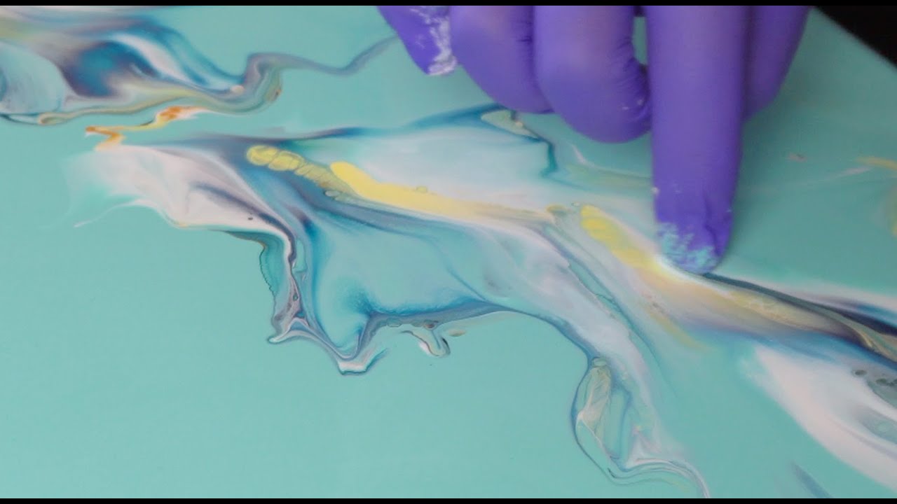 Soft and Inviting Dutch Pour Painting is a "Breeze" - YouTube