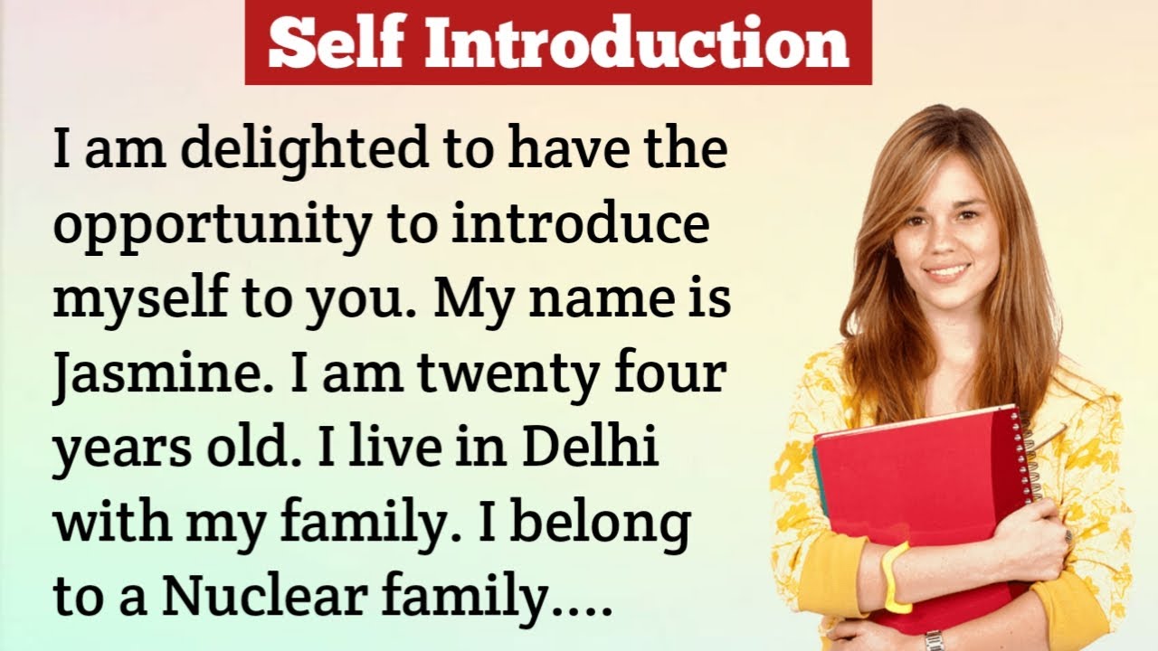 Self Introduction | Improve your English | learn English speaking ...