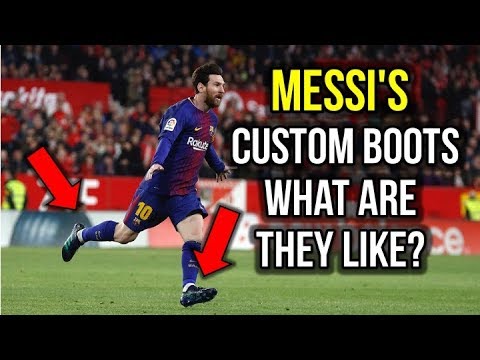 WHAT'S DIFFERENT ABOUT MESSI'S CUSTOM FOOTBALL BOOTS? - YouTube
