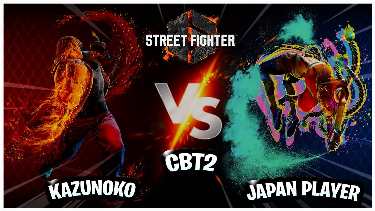 Street Fighter 6 CBT 2🔥Kazunoko (Ken) vs Japan Player (Kimberly)🔥 ...