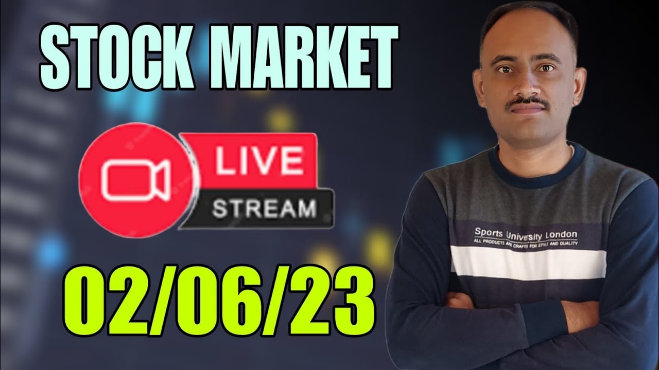 STOCK MARKET TODAY LIVE 02 JUN 23 | STOCK MARKET INDICES VIEW - YouTube