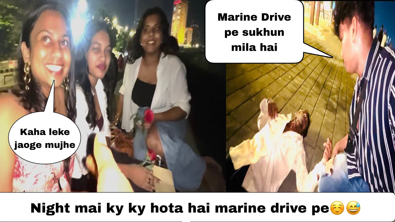 NIGHT MAI KY KY HOTA HAI | MARINE DRIVE PE | NIGHT VEW MARINE || VLOGS | MUMBAI VLOGS | INDIAN ...