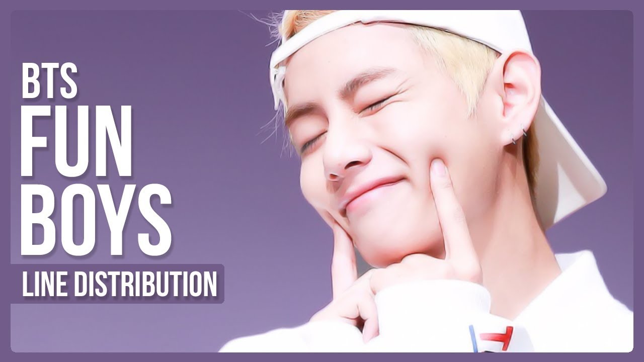 BTS - Fun Boys Line Distribution (Color Coded) - YouTube