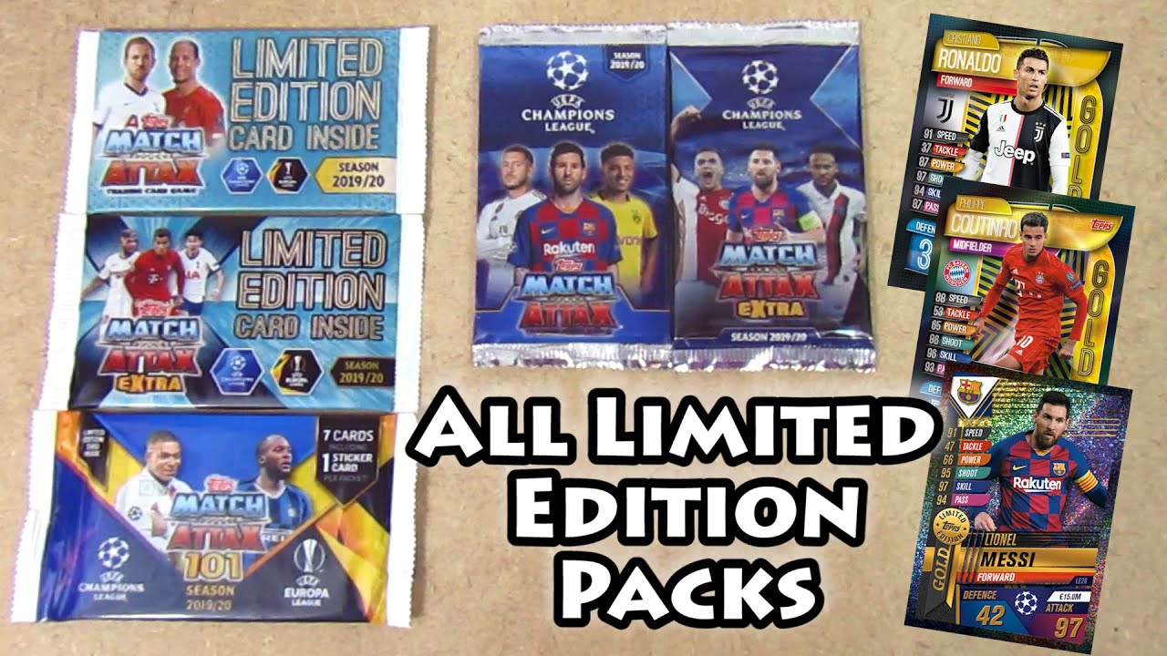 Opening Every Match Attax 2019/20 Limited Edition Pack | Guaranteed ...