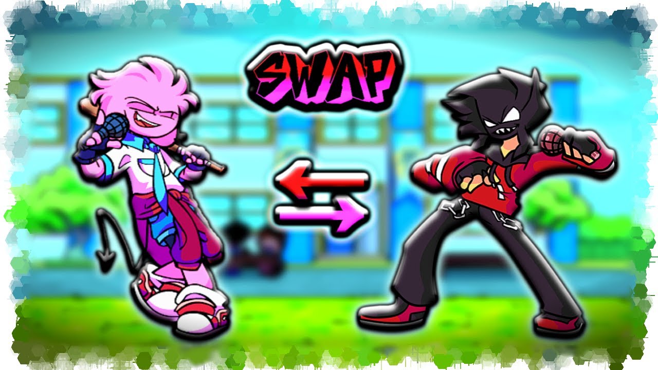 FRIDAY NIGHT FUNKIN DRAWING \ AGOTI AND LUCIAN SWAP \ FNF MAGINAGE ...