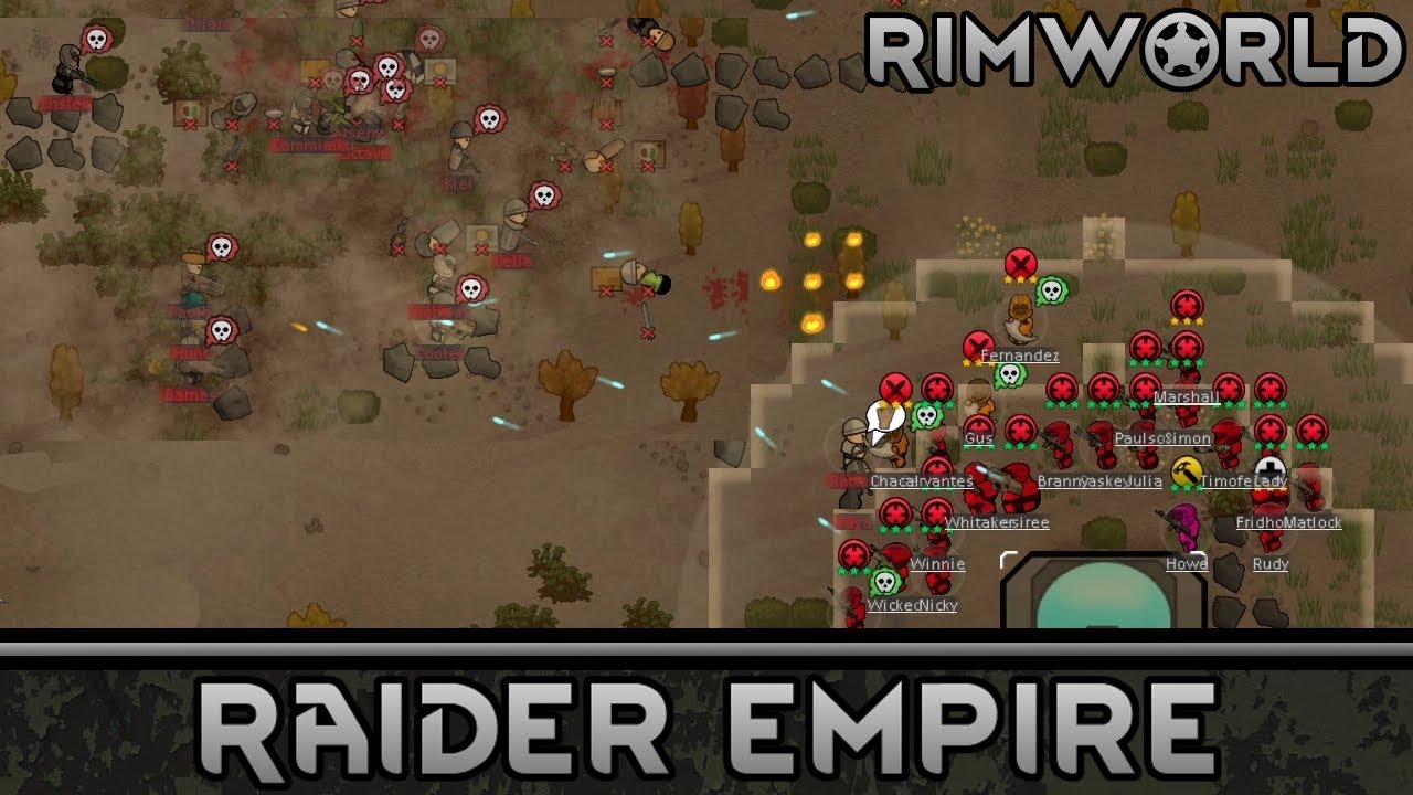 [104] Why So Many Buildings?! | RimWorld 1.0 Raider Empire - YouTube