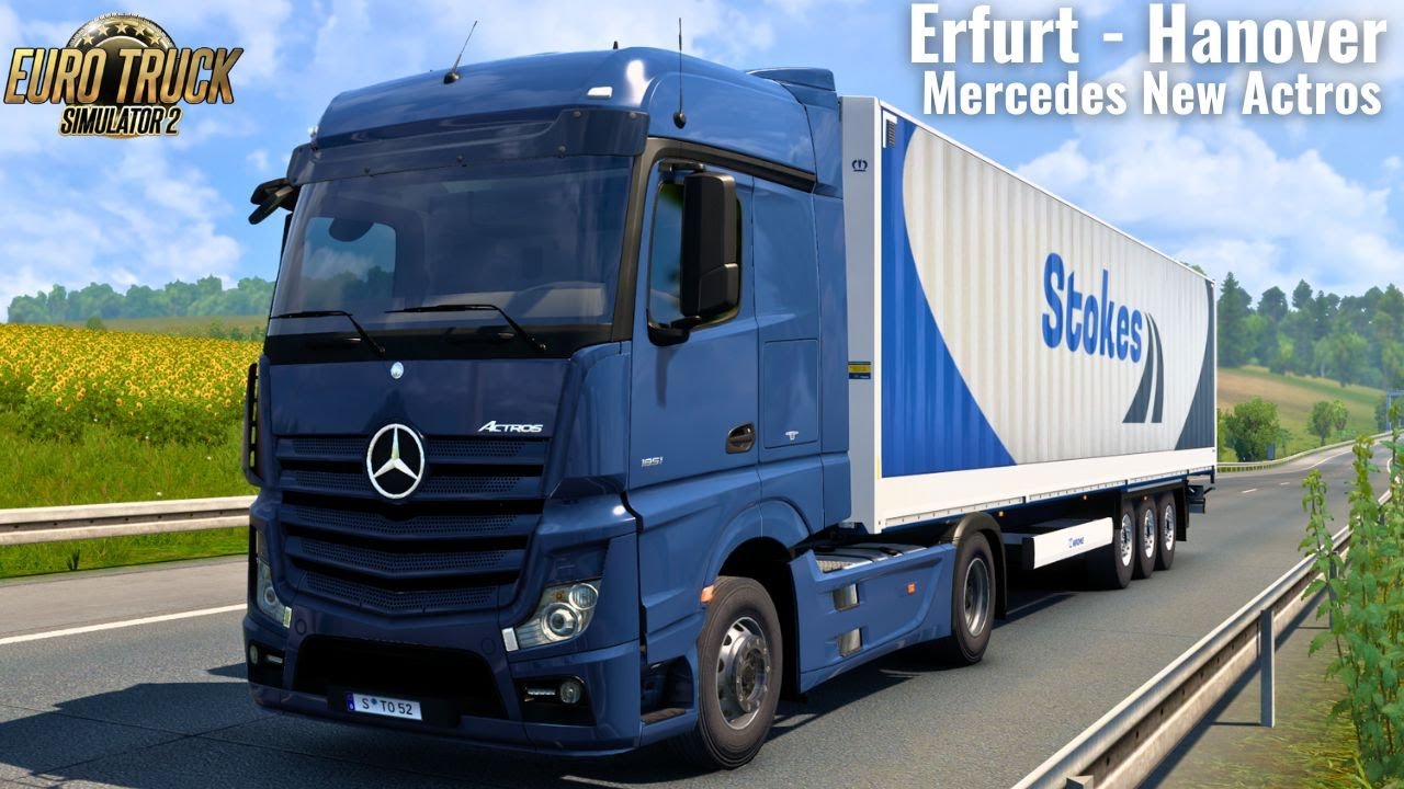 Lemonade from Erfurt to Hanover (Germany) | Mercedes New Actros - YouTube