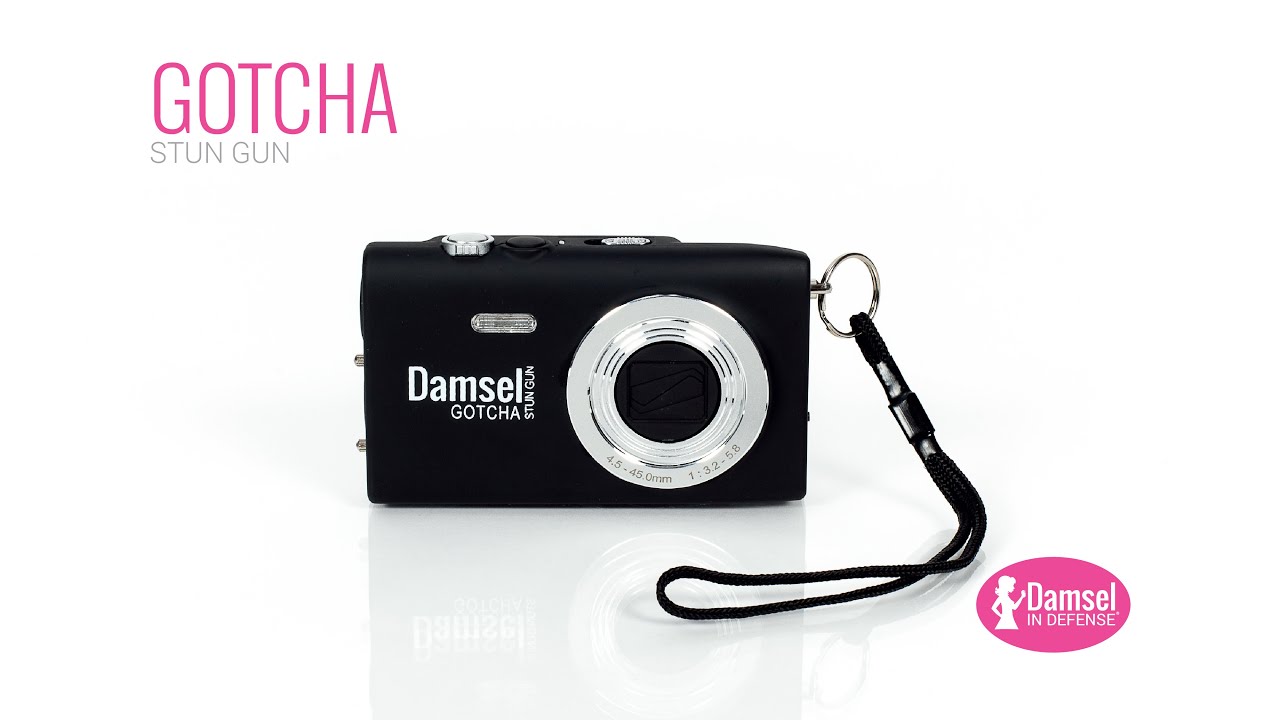Damsel in Defense | Gotcha Stun Gun - YouTube