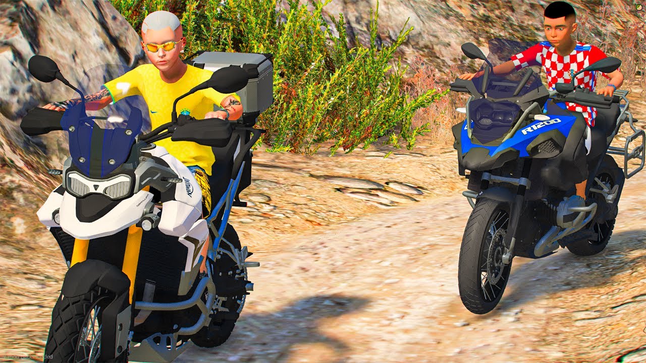 FUI PRA TRILHA COM AS MOTOS DOS MANDRAKES COM MEU AMIGO PEDRIN | GTA 5 MODS - YouTube