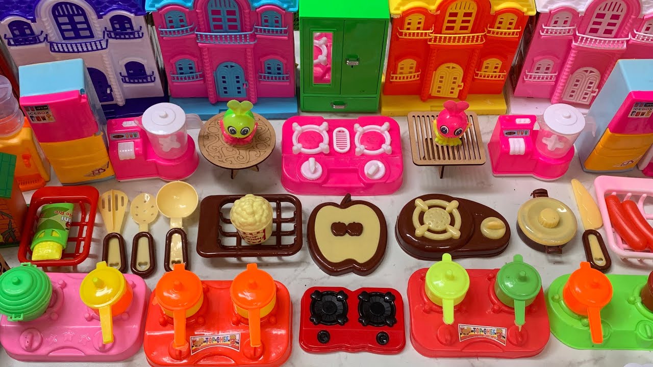 6 Minutes Satisfying with Unboxing Hello Kitty Sanrio Kitchen Set ...