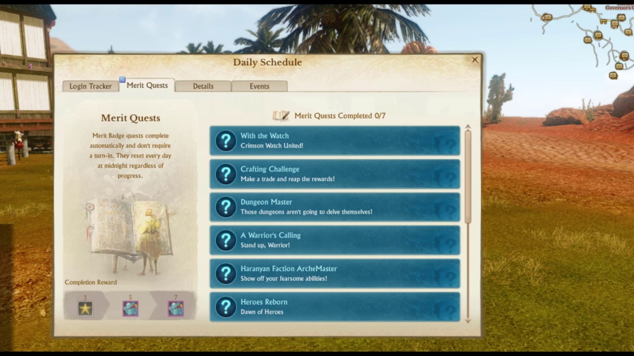 Archeage 3 - Stuff I wish I had learnt about earlier - Daily rewards ...