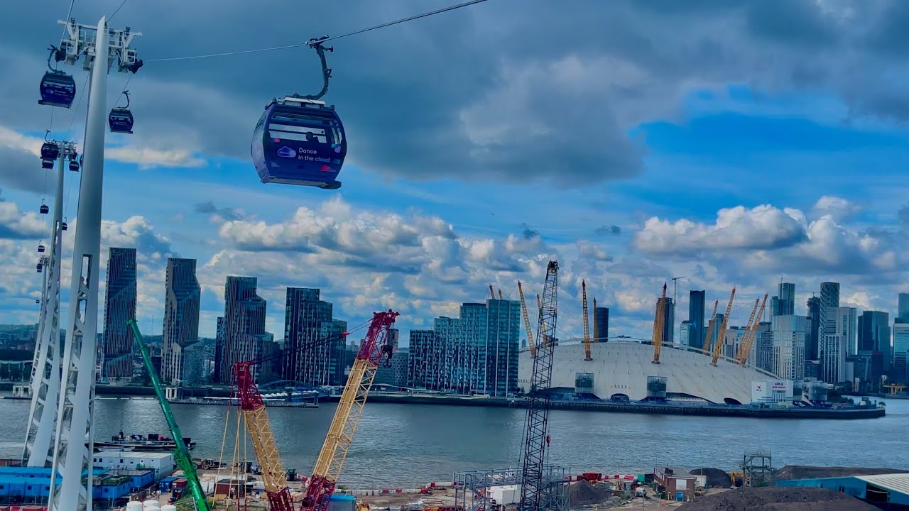 London cable car ride , Greenwich 🇬🇧 £6 - YouTube