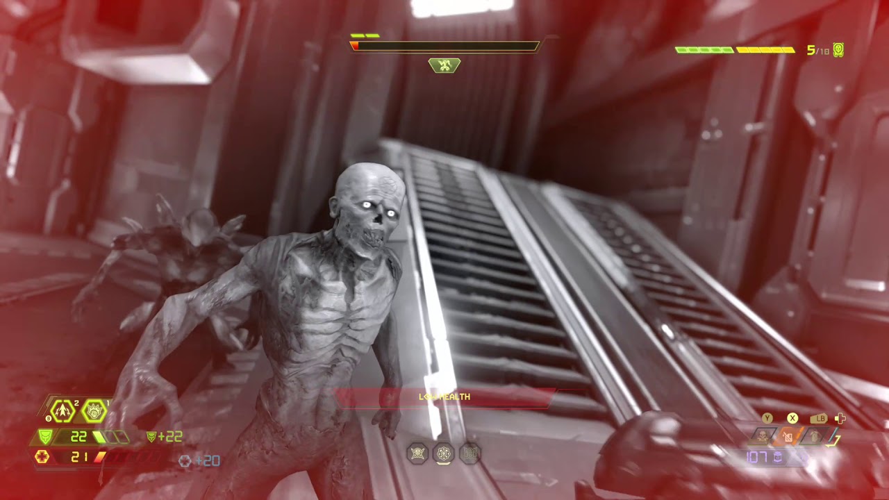 Doom Eternal - 1st Hell Priest Boss Battle - Nightmare Difficulty - YouTube