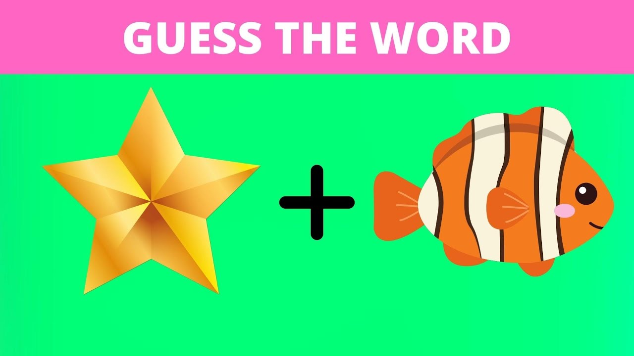 Guess The Word | Compound Words - YouTube